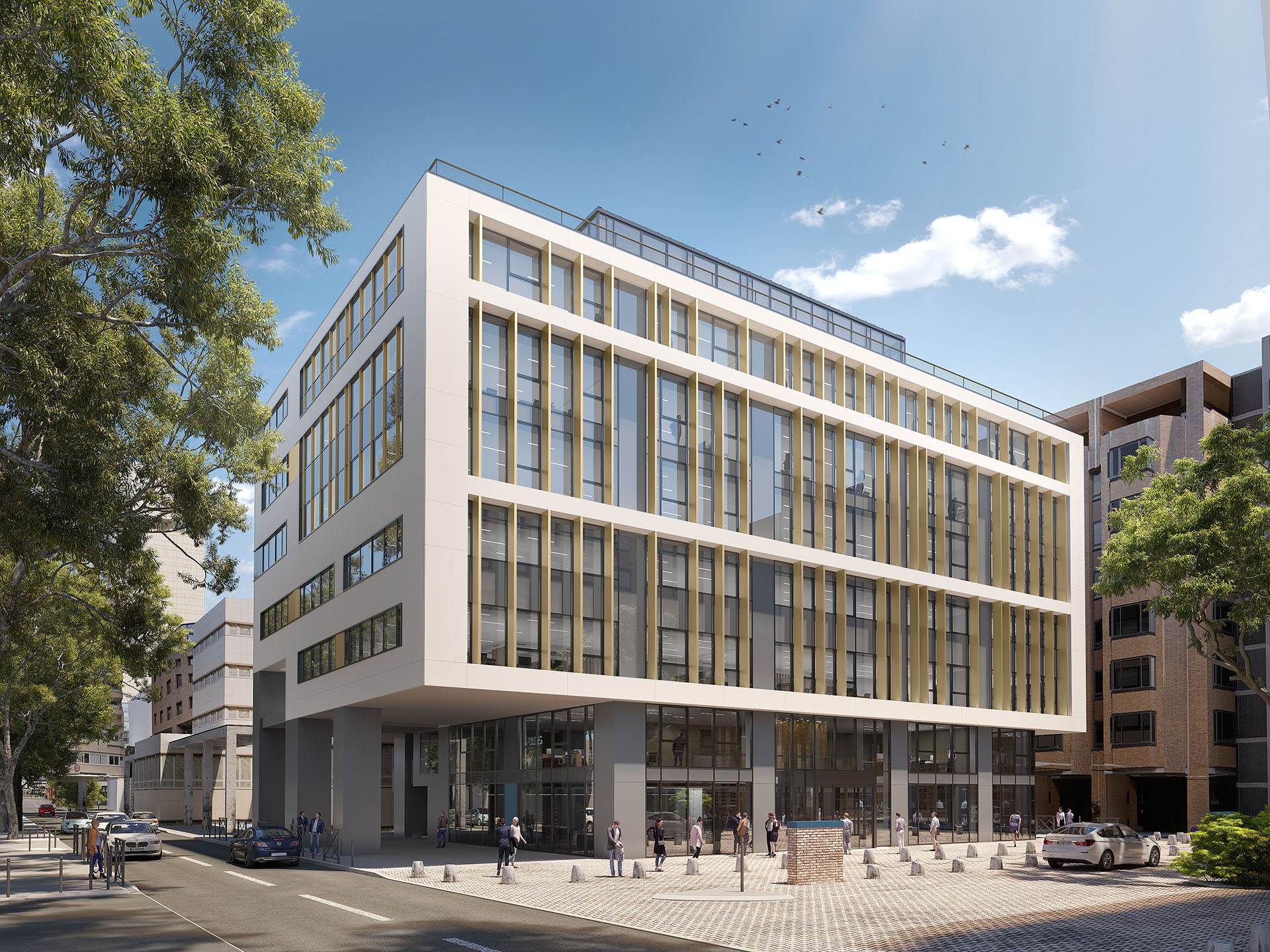 Office building - 3D perspective