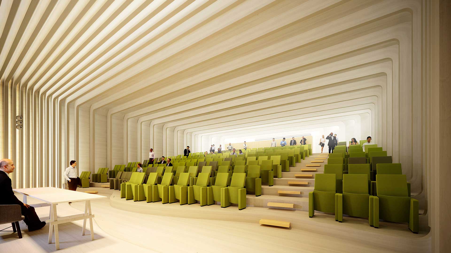 3D Creation of an auditorium produced by the agency Valentin Studio