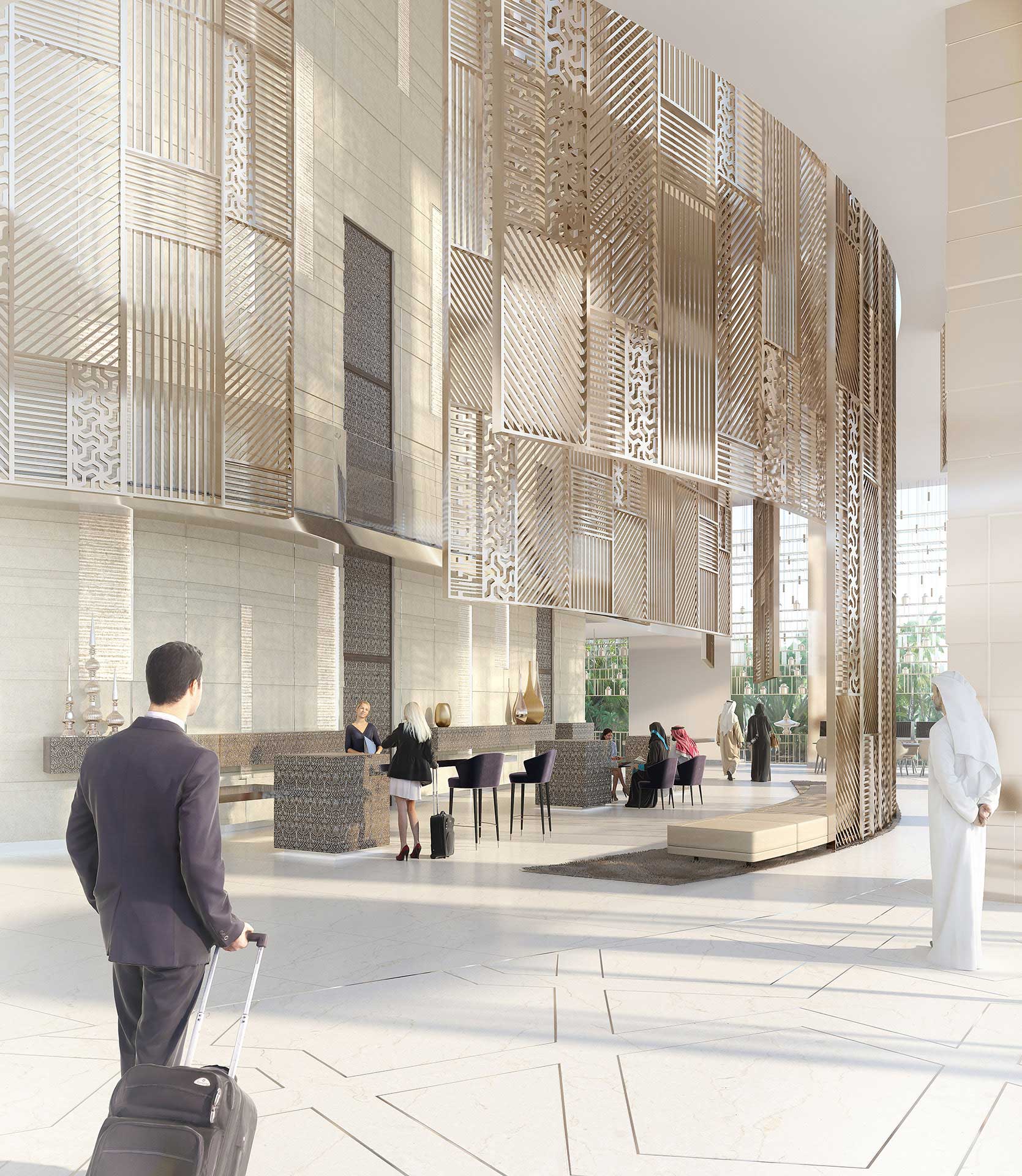 3D Perspective : Lobby computer generated imagery - 3D Contest